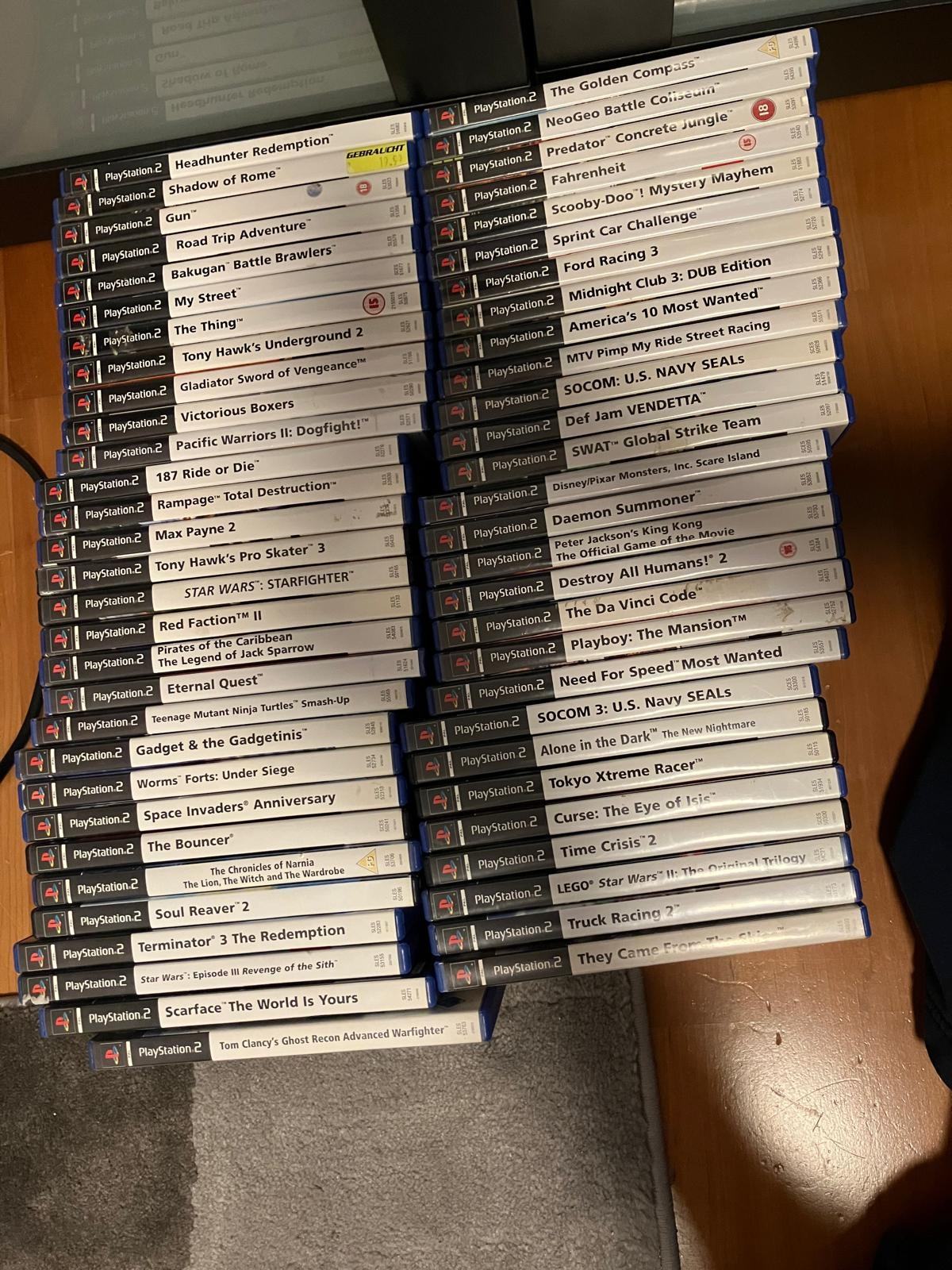 PS2 Igrice lot - 57 igrica zajedno