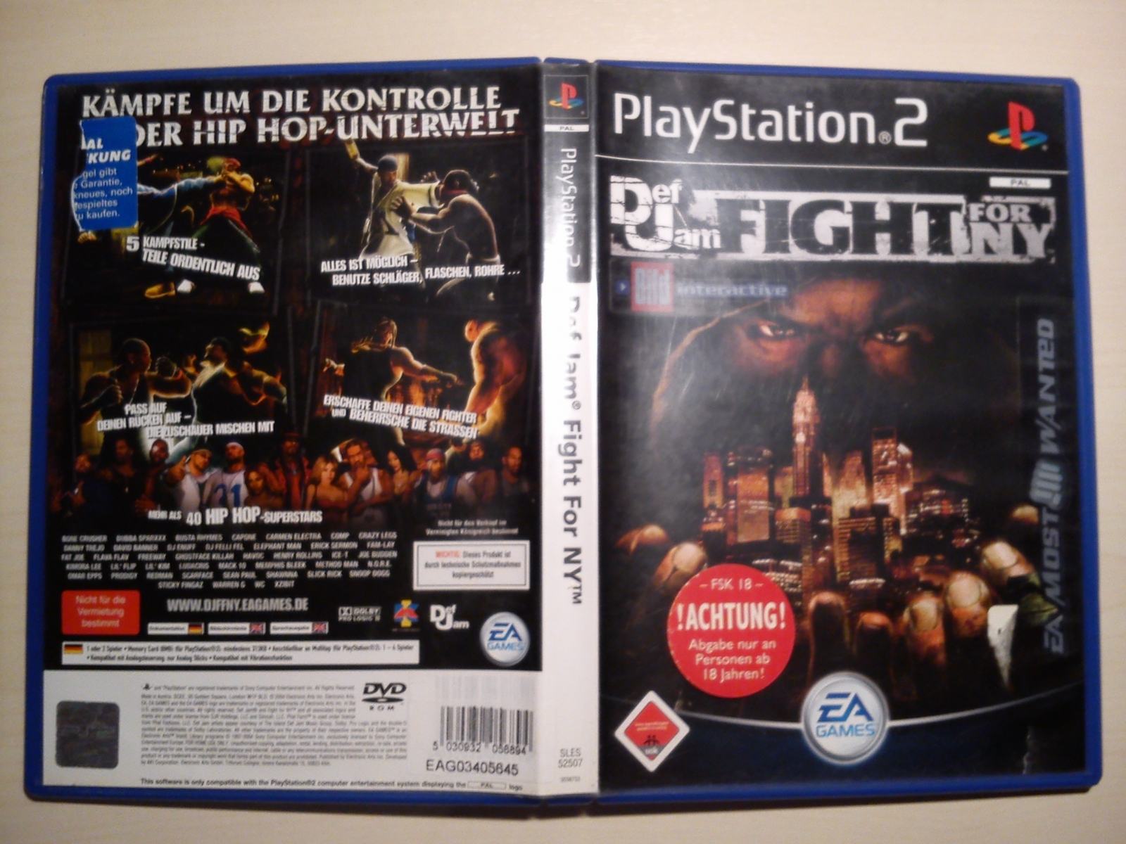 PS2 ORIGINAL IGRA DEF JAM FIGHT FOR N. Y.