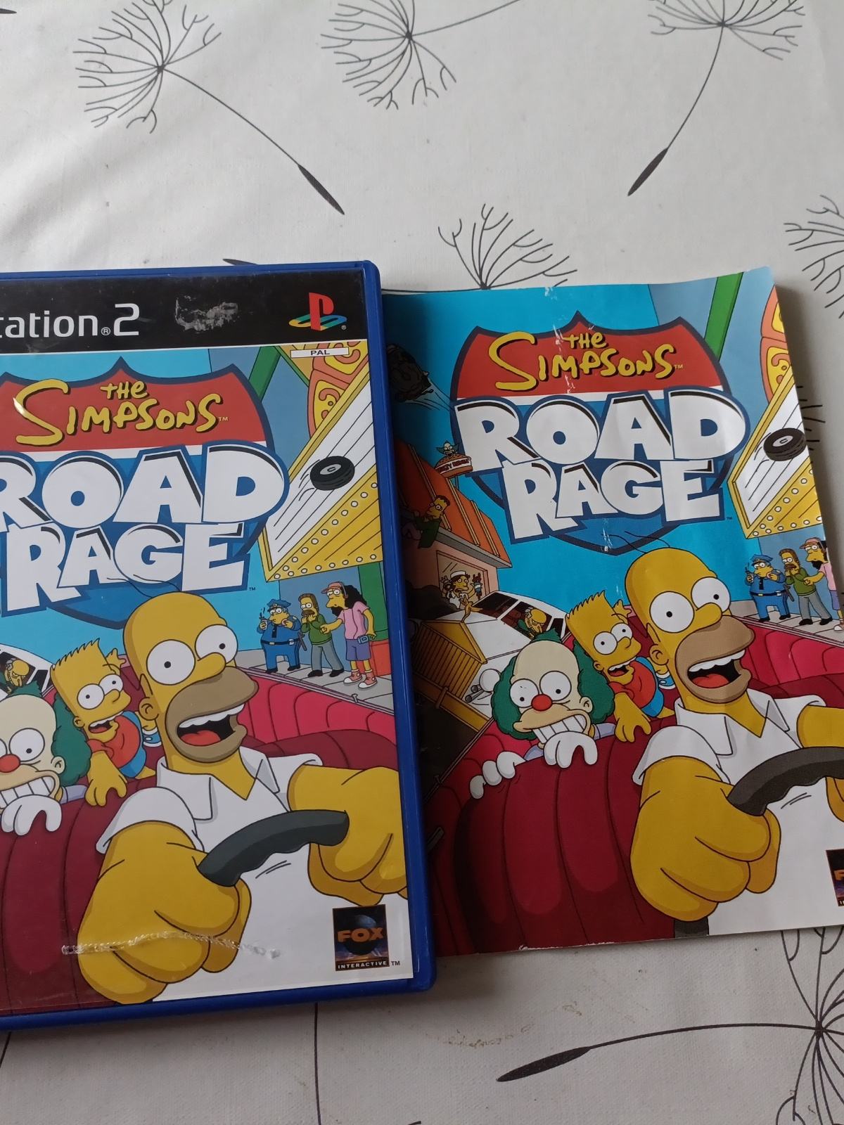 PS2 Simpsons road rage