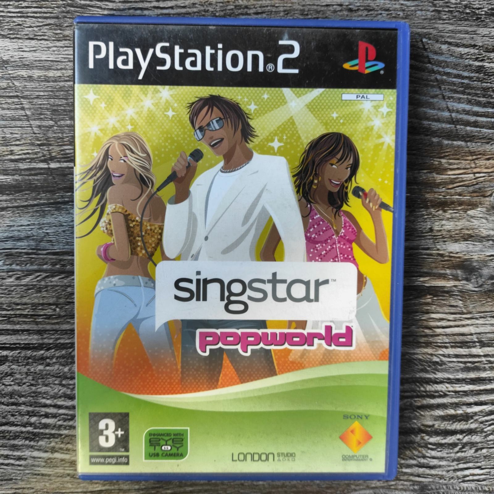 ps2 SingStar Pop World ps2