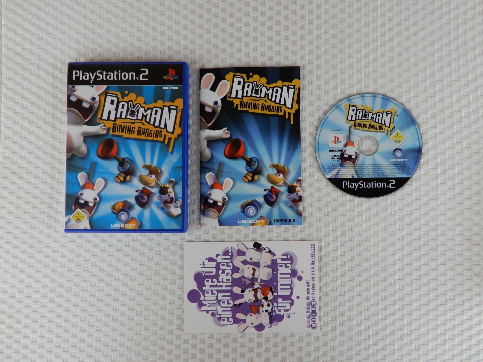 Rayman Raving Rabbids kao NOVA za Playstation 2 PS2 #1733