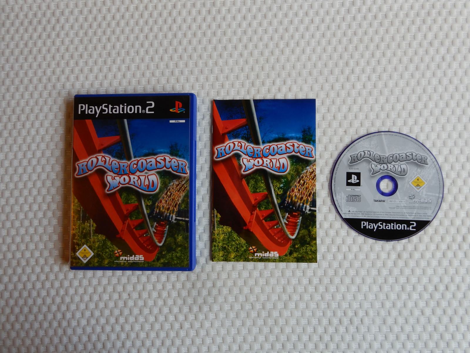 Rollercoaster World TOP stanje za Playstation 2 PS2 #6405