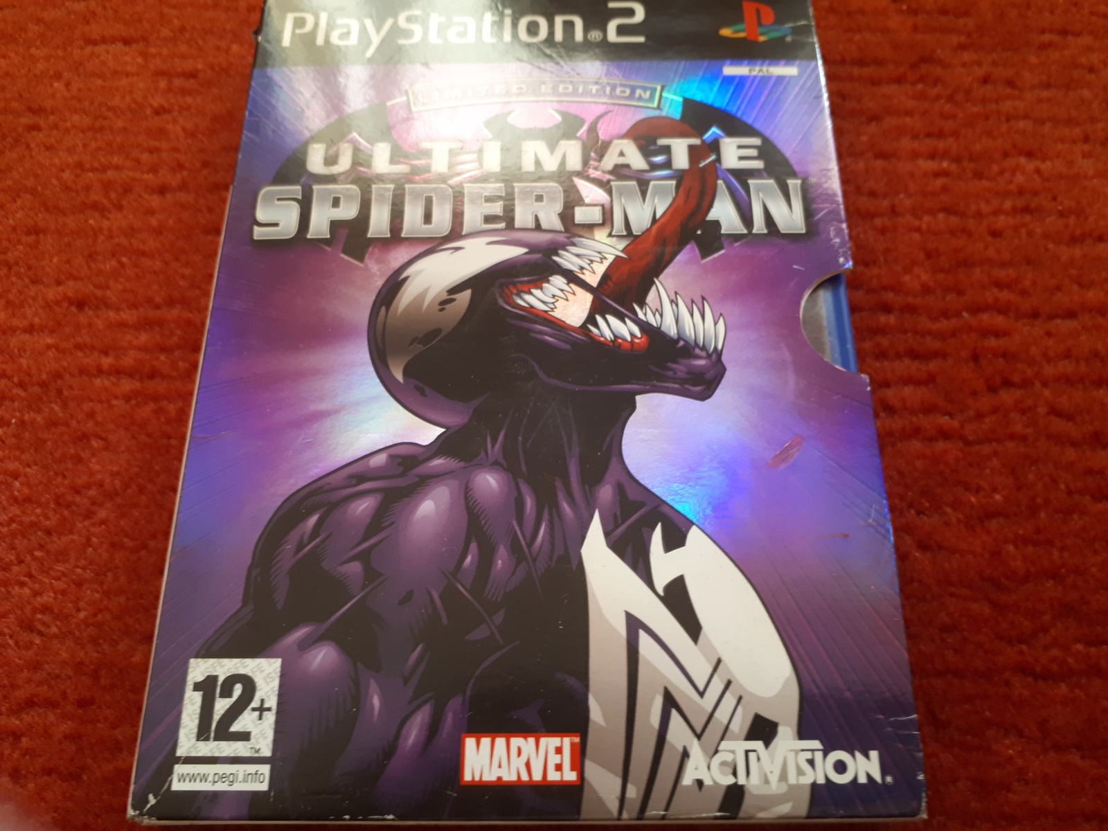 ultimate spiderman ps2 limited edition black label