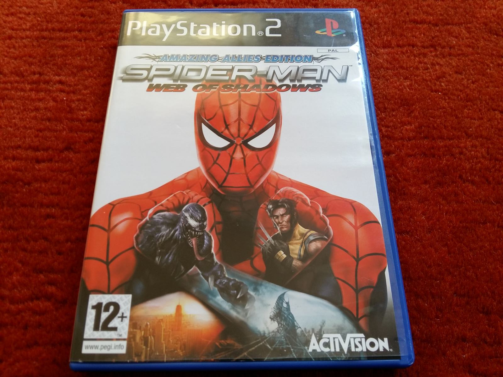 spiderman web of shadows ps2 black label