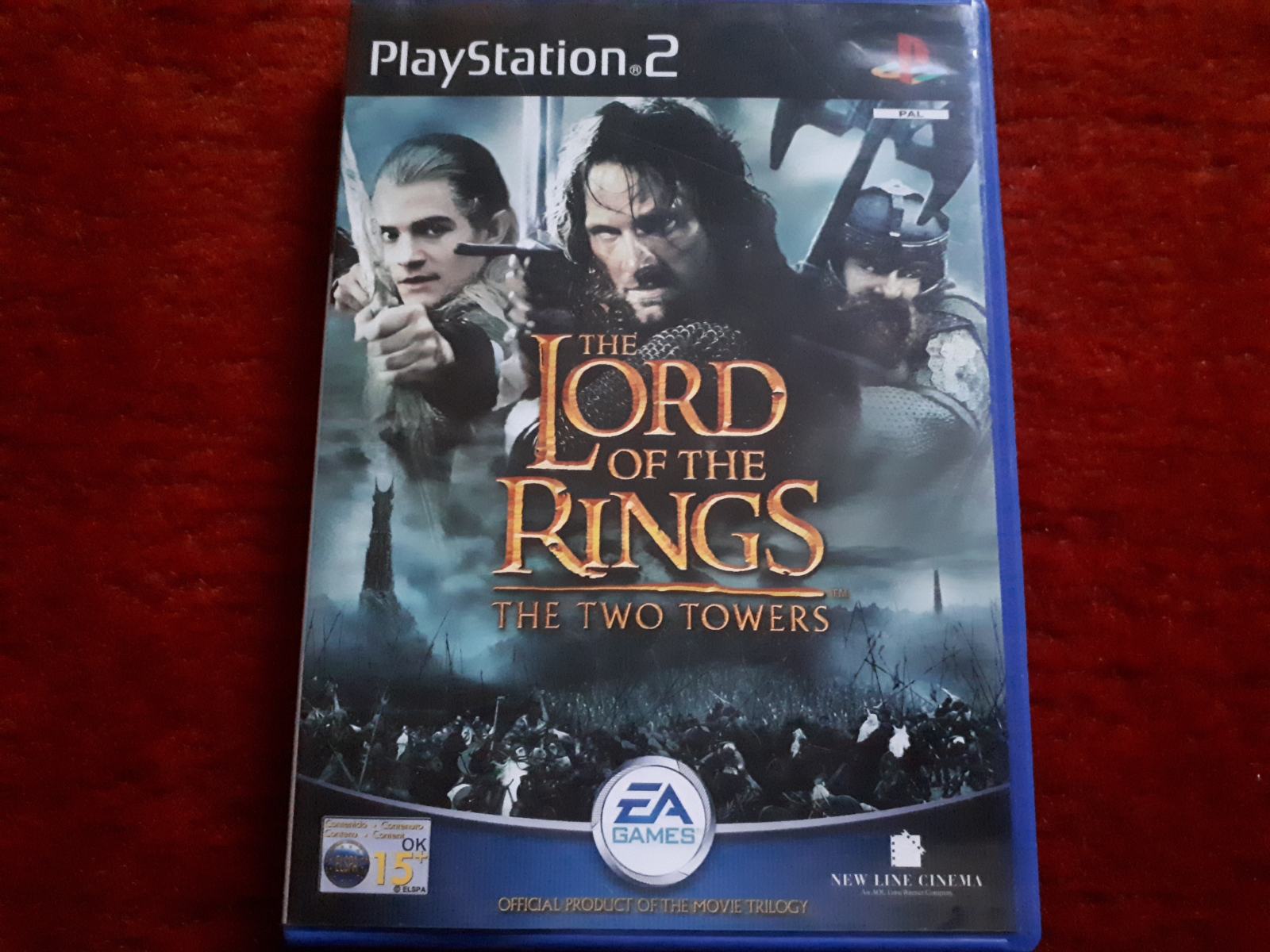 the lord of the rings the two towers ps2 black label