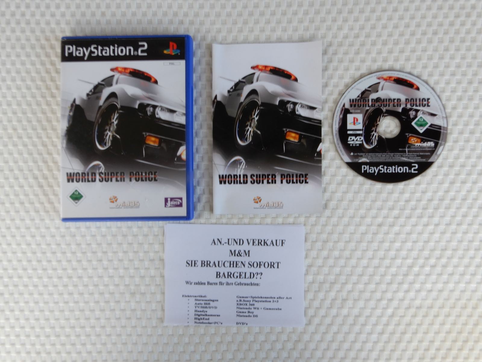 World Super Police TOP stanje za Playstation 2 PS2 #3278