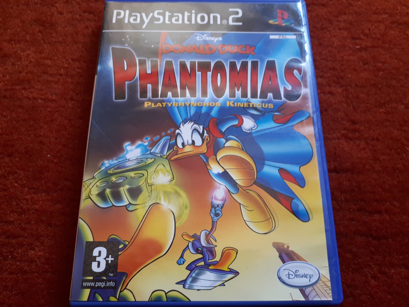 donald duck phantomias platyrhynchos kineticus ps2