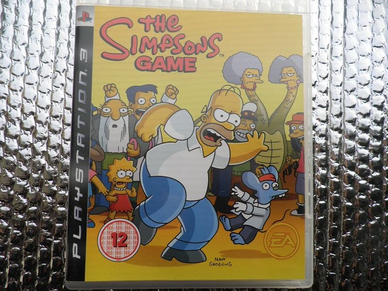 ps3 the simpsons ps3 black label