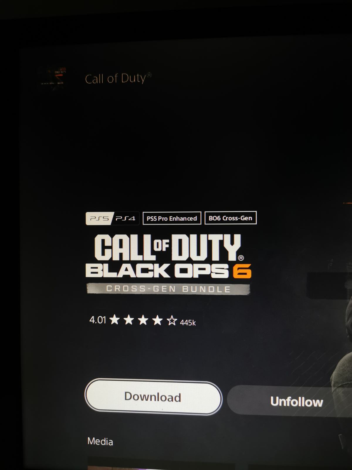 Call of Duty Black ops 6 PS5 & PS4