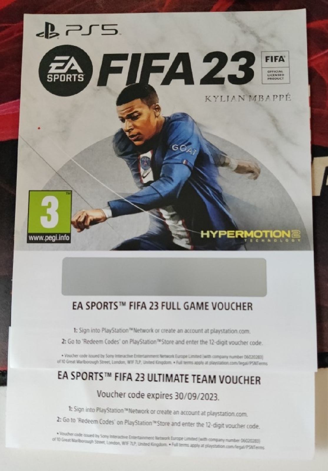FIFA 23 PS5 digitalna verzija - kod za igru