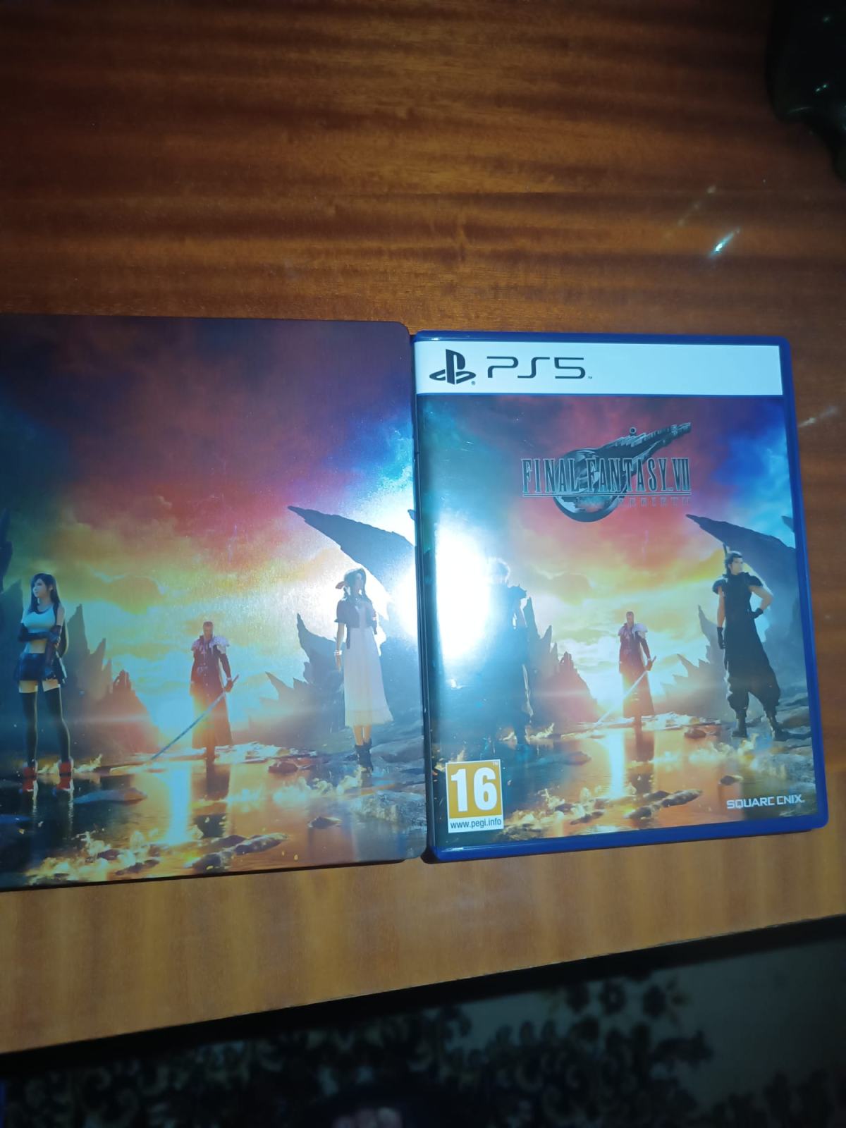 Final fantasy VII rebirth+steel book Ps5 igra