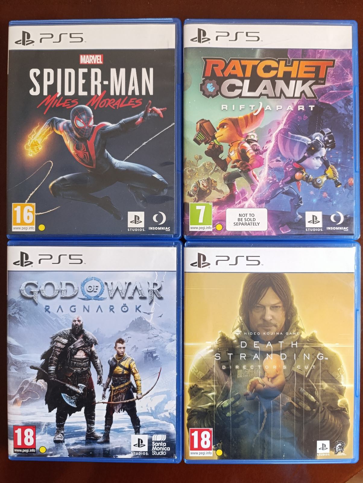 PS5 igre – God of War, Spider-Man, Ratchet & Clank, Death Stranding