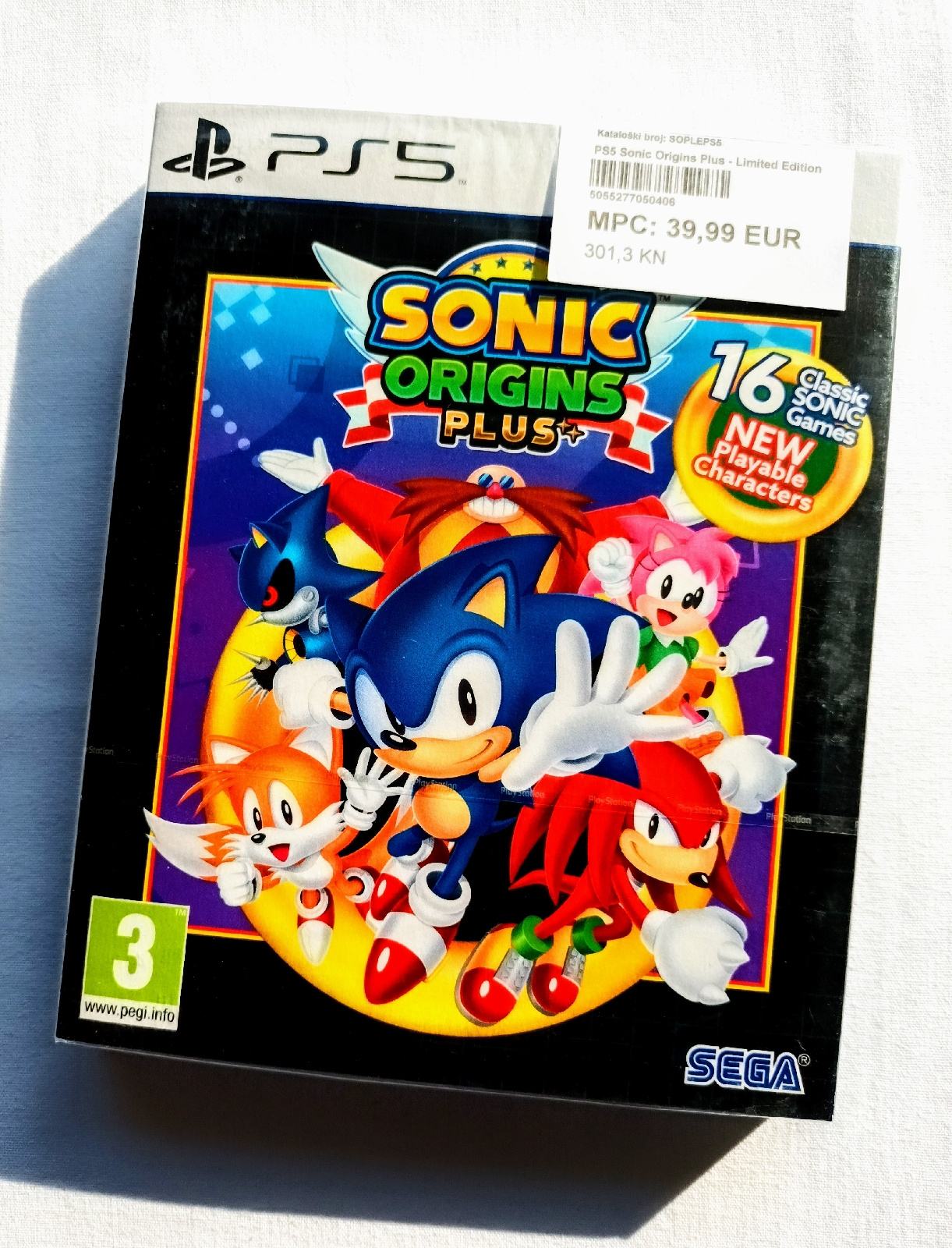 NOVO i zapakirano Sonic Origins Plus, 16 igri + NOVI likovi!!!