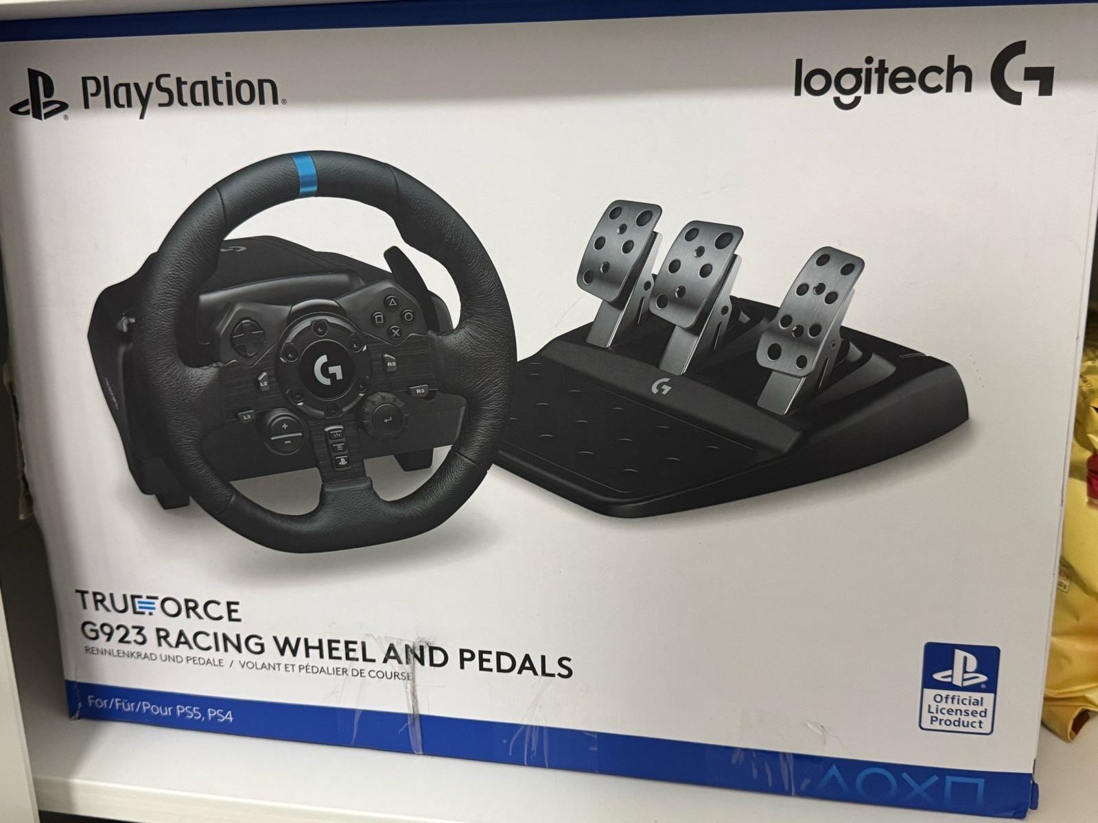 Logitech Racing wheel and pedals