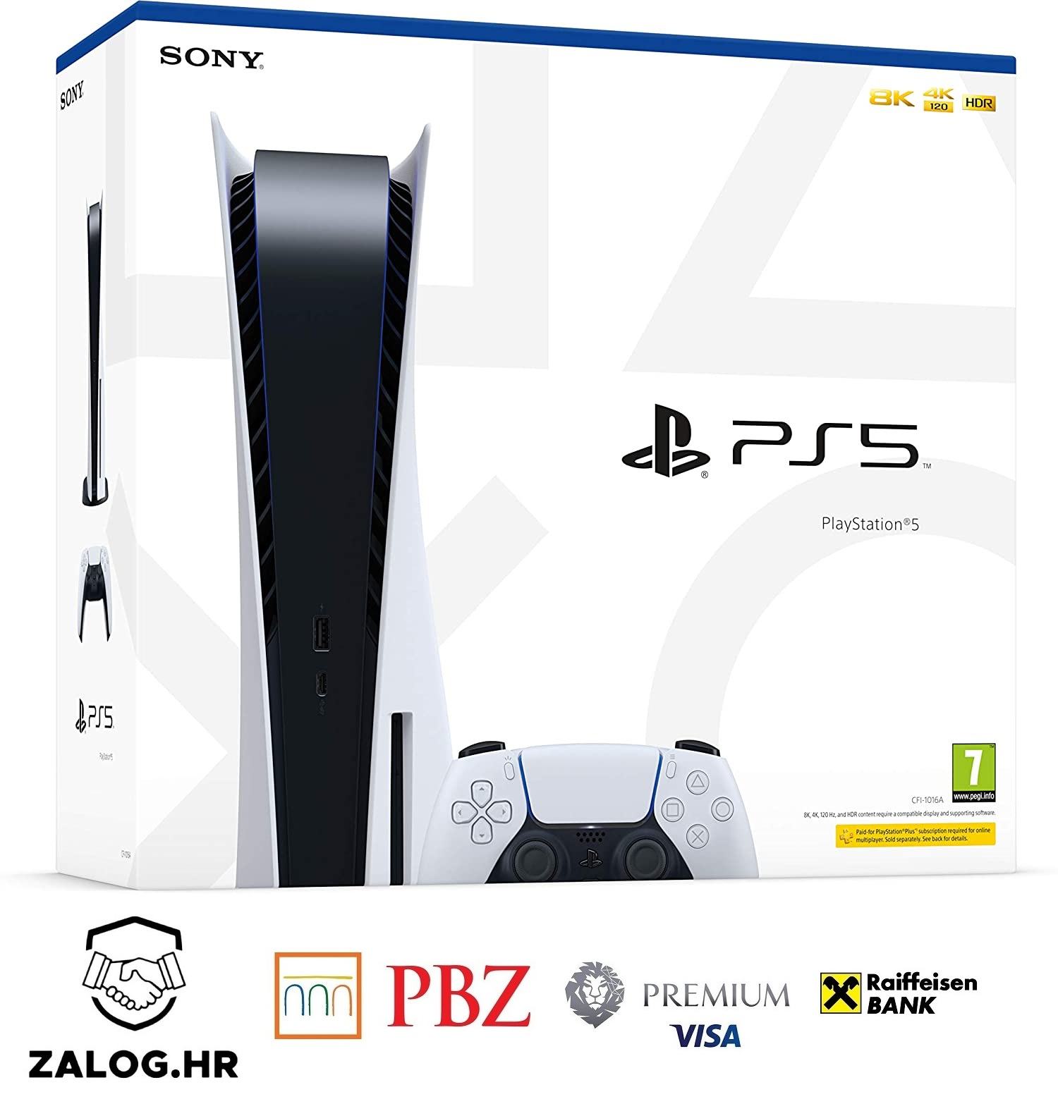 PLAYSTATION 5 1TB DVD ***DO 24 RATA*** R1! KAO NOVO!