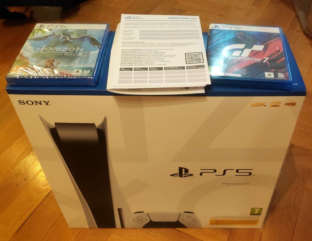 Playstation 5 CFI-1216A NOVO