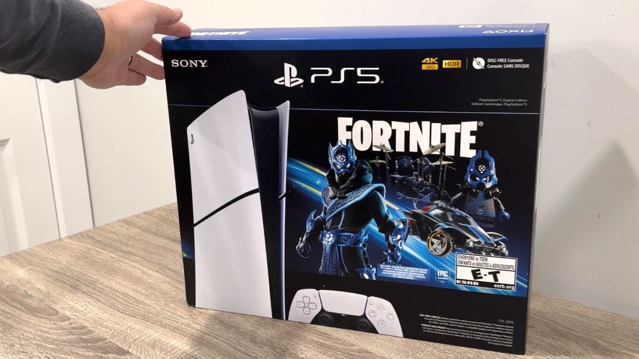 PS5 1TB SSD NOVO Slim Digital Edition + FORTNITE 3 godine jamstva
