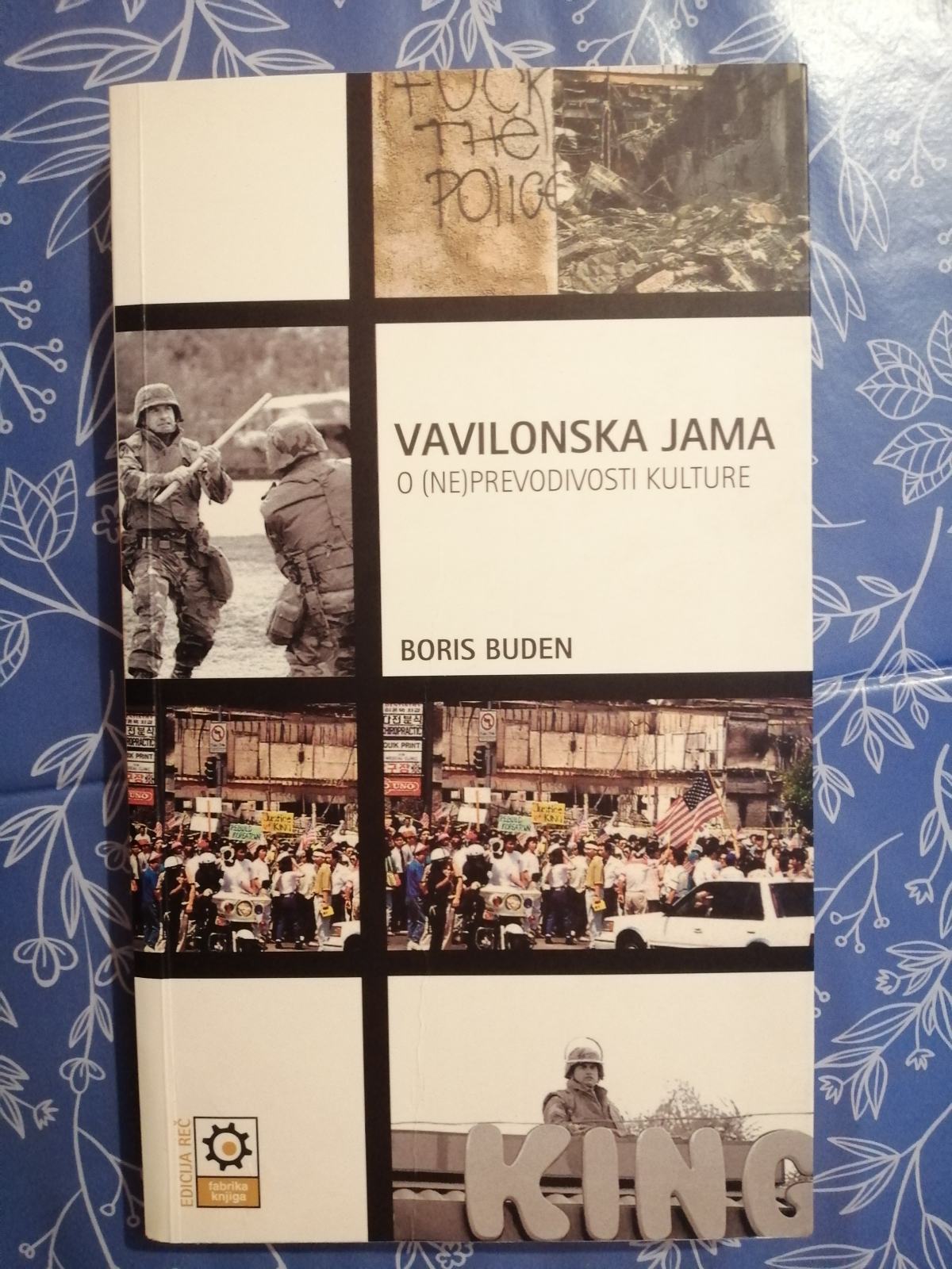 Boris Buden – Vavilonska jama : O (ne)prevodivosti kulture (B109)
