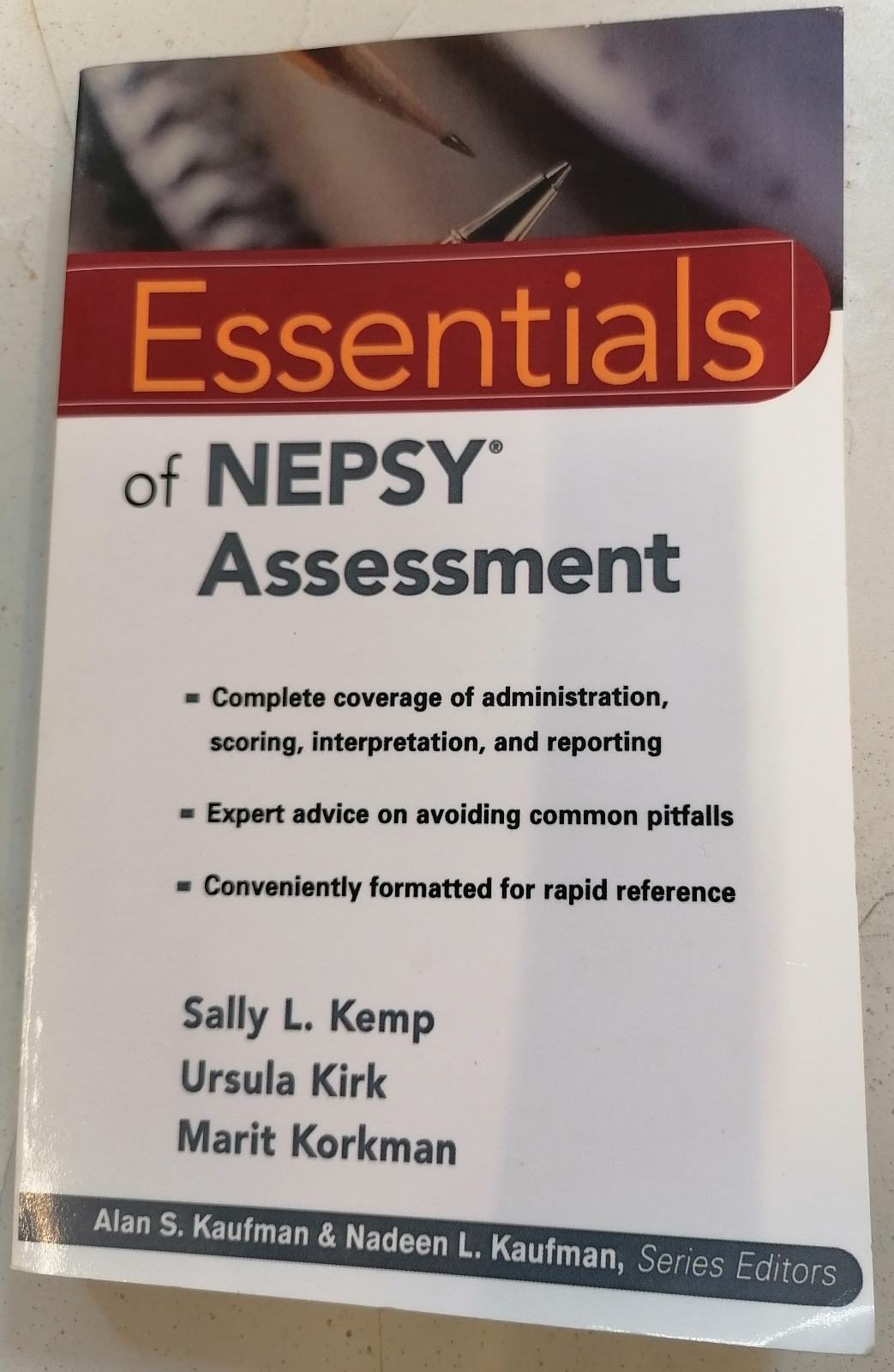 Essentials of NEPSY Assessment