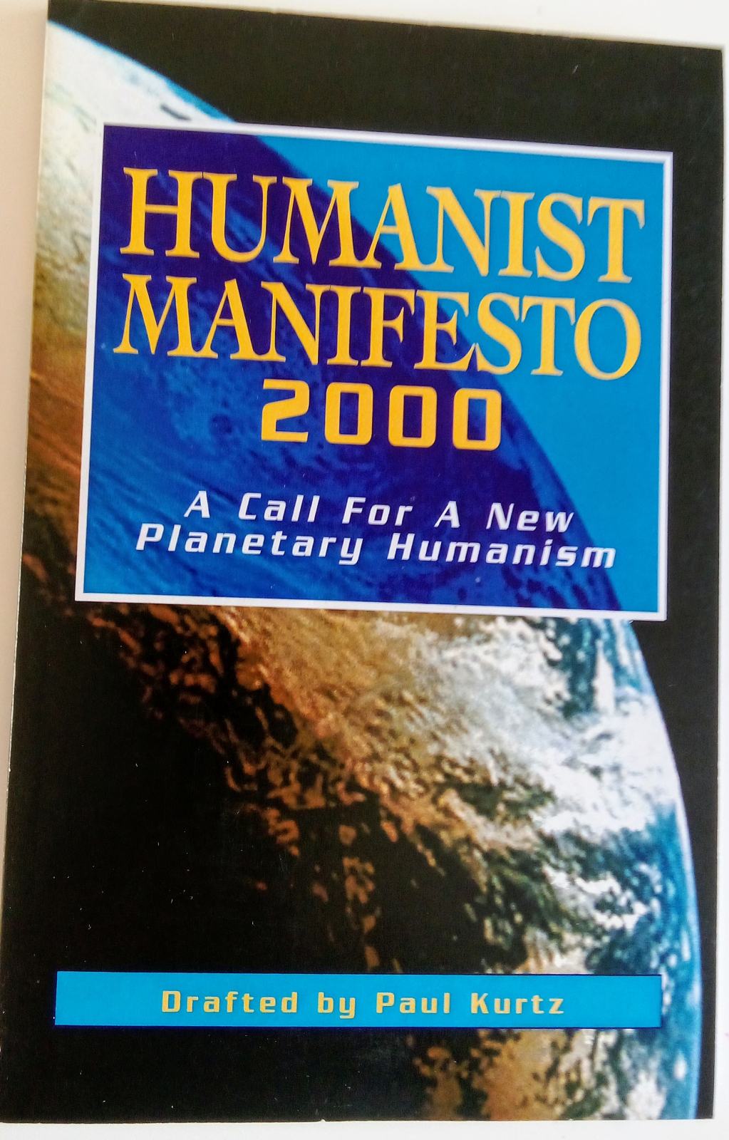 Kurtz, Paul: HUMANIST MANIFESTO