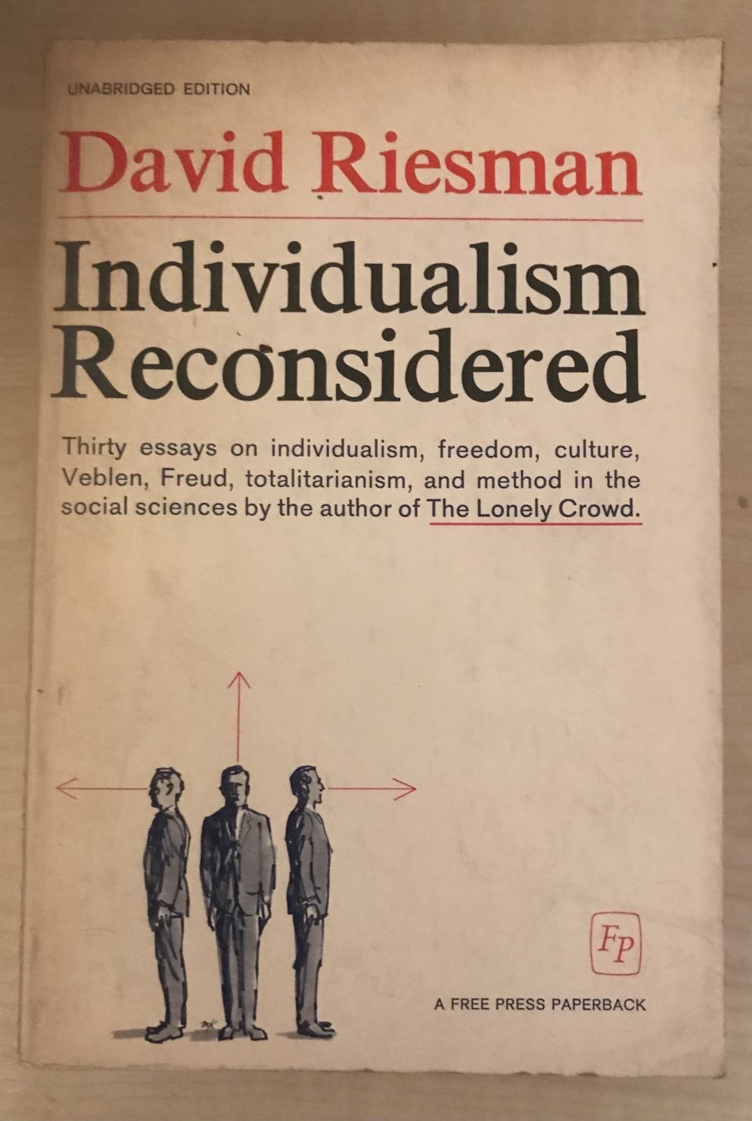 Riesman,David : Individualism reconsidered