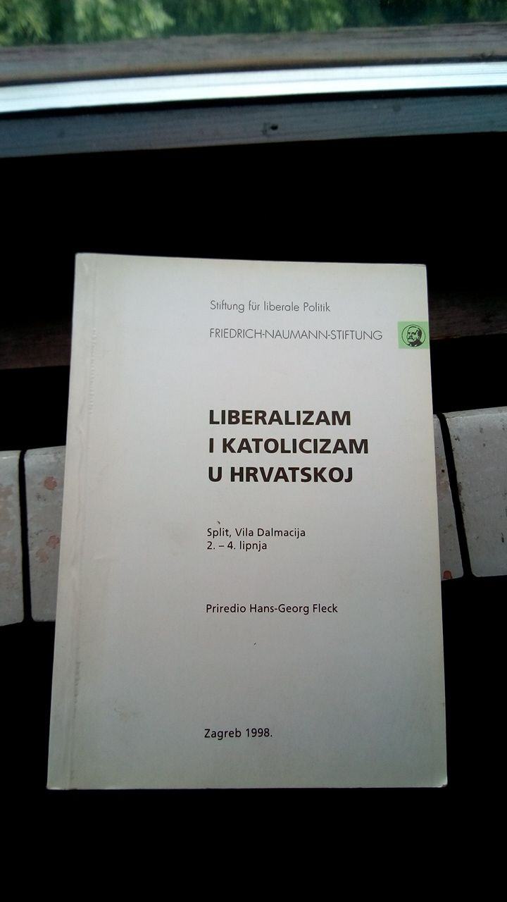 LIBERALIZAM I KATOLICIZAM U HRVATSKOJ - Ur. Hans-georg fleck