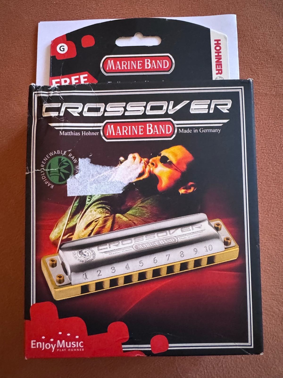Hohner Marine Band Crossover G Diatonska usna harmonika