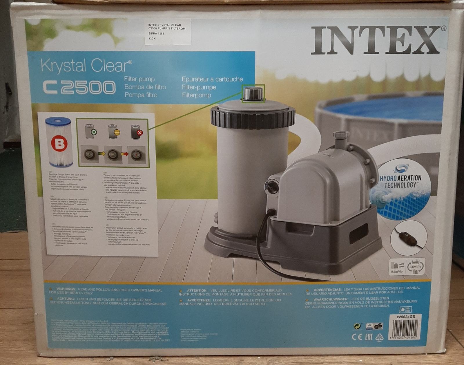 Intex krystal clear C2500 pumpa sa filterom
