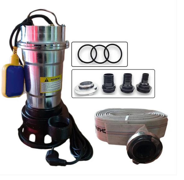 INOX pumpa sa plovkom + crijevo 20m