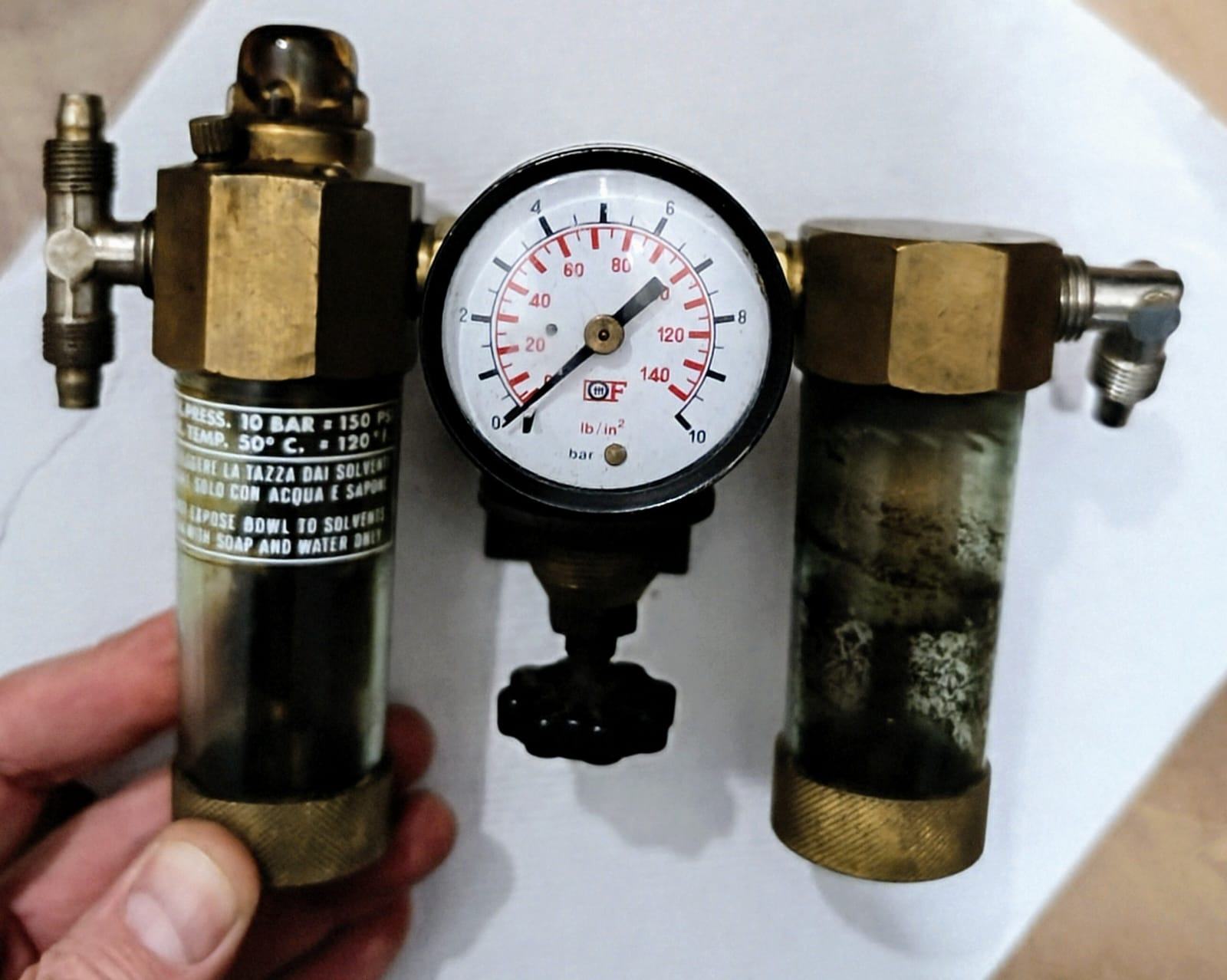 mesingani regulator tlaka zraka 1/4, 0+10bar