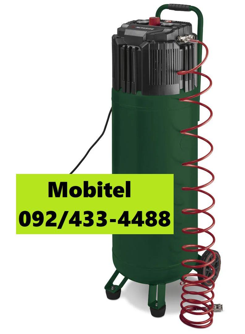 Parkside vertikalni kompresor PVKO 50 C3, 1500W, 50L, 10 bara, novo