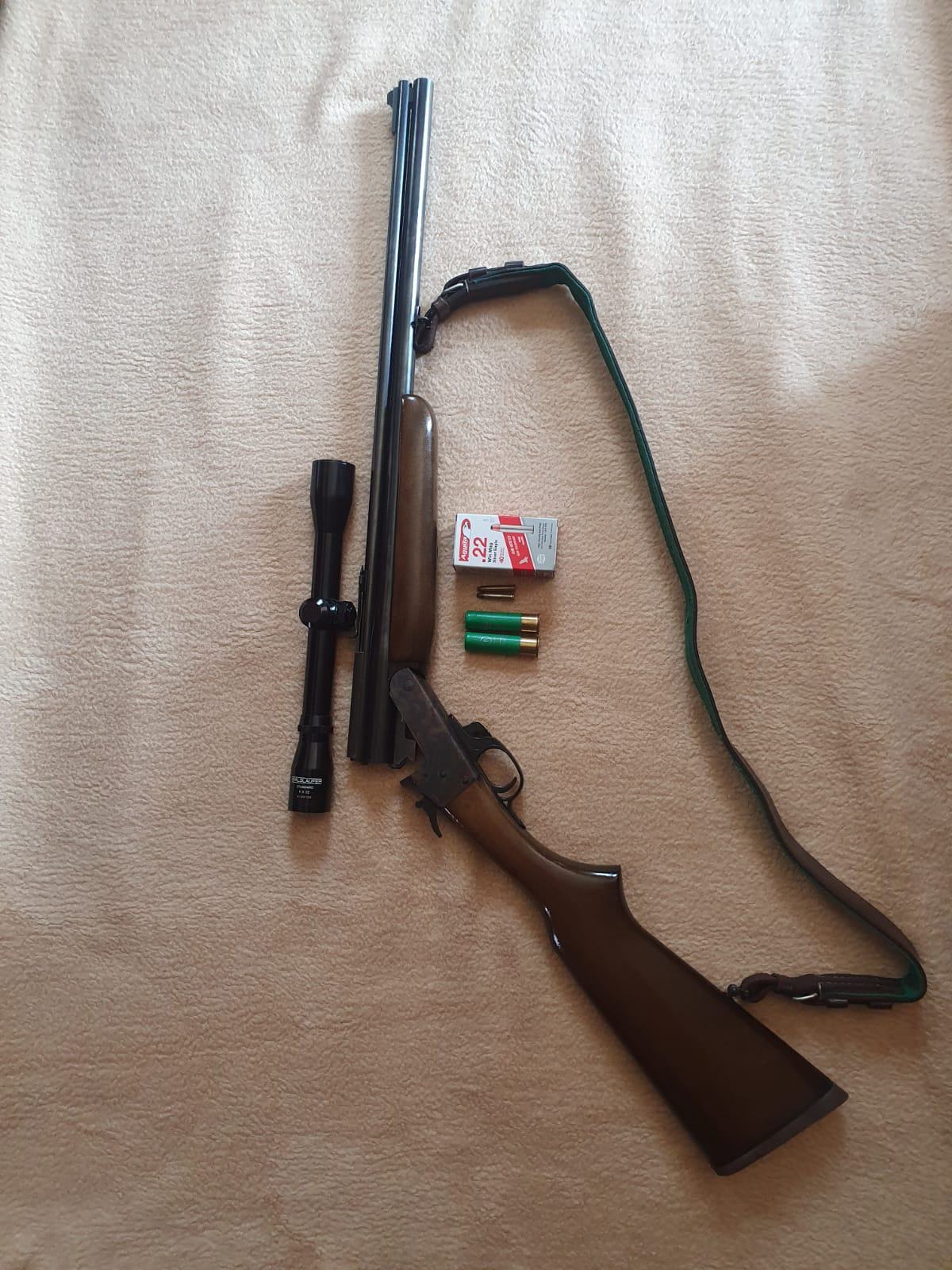 Kombinirana puska SAVAGE mod 24 kalibar 20/76 mm s optikom