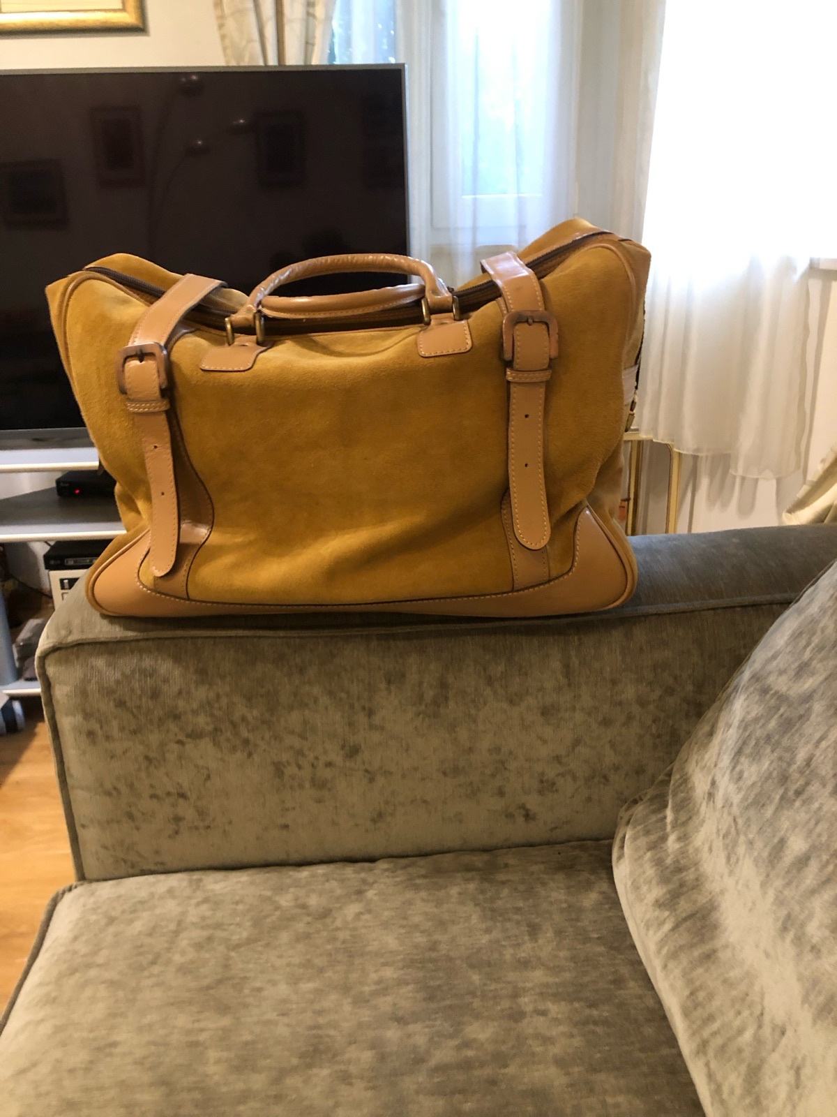 Nova kozna retro putna torba