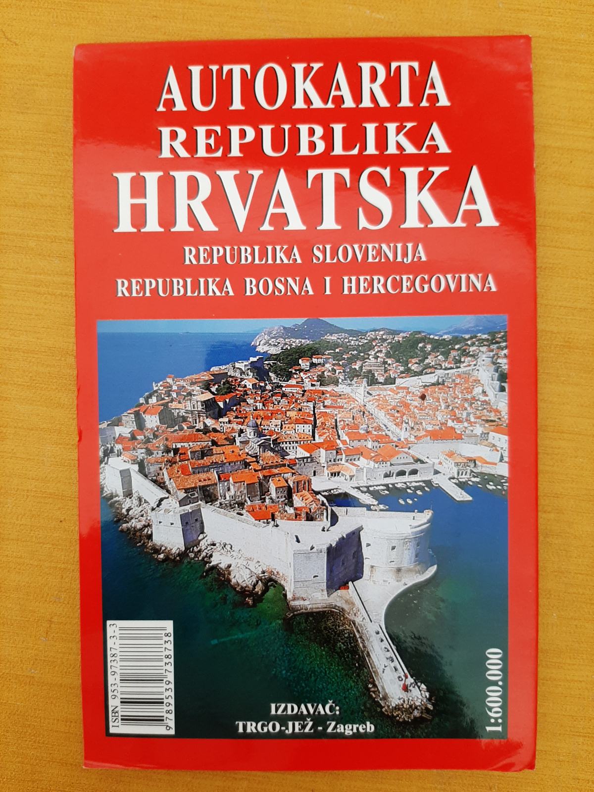 Karta - autokarta Republike Hrvatske