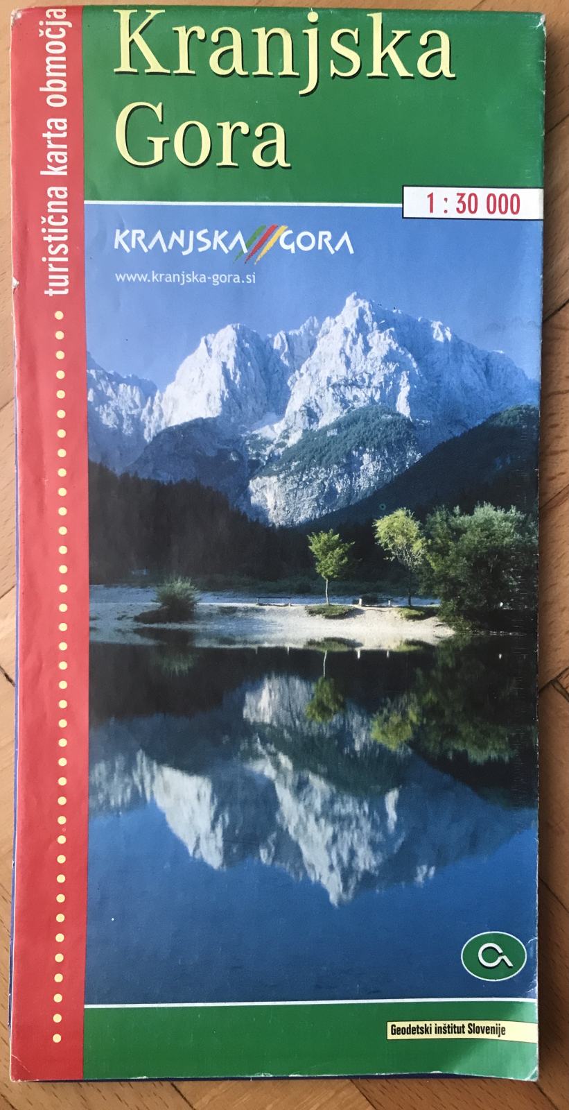 Kranjska Gora i okolica (sjeverozapad Slo) turistička karta M 1:30.000