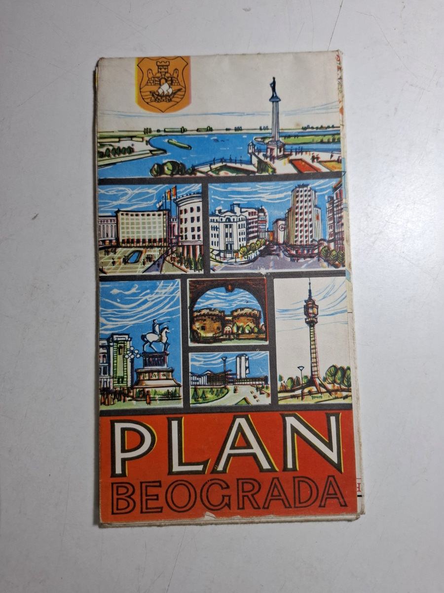 Stariji plan grada Beograda.