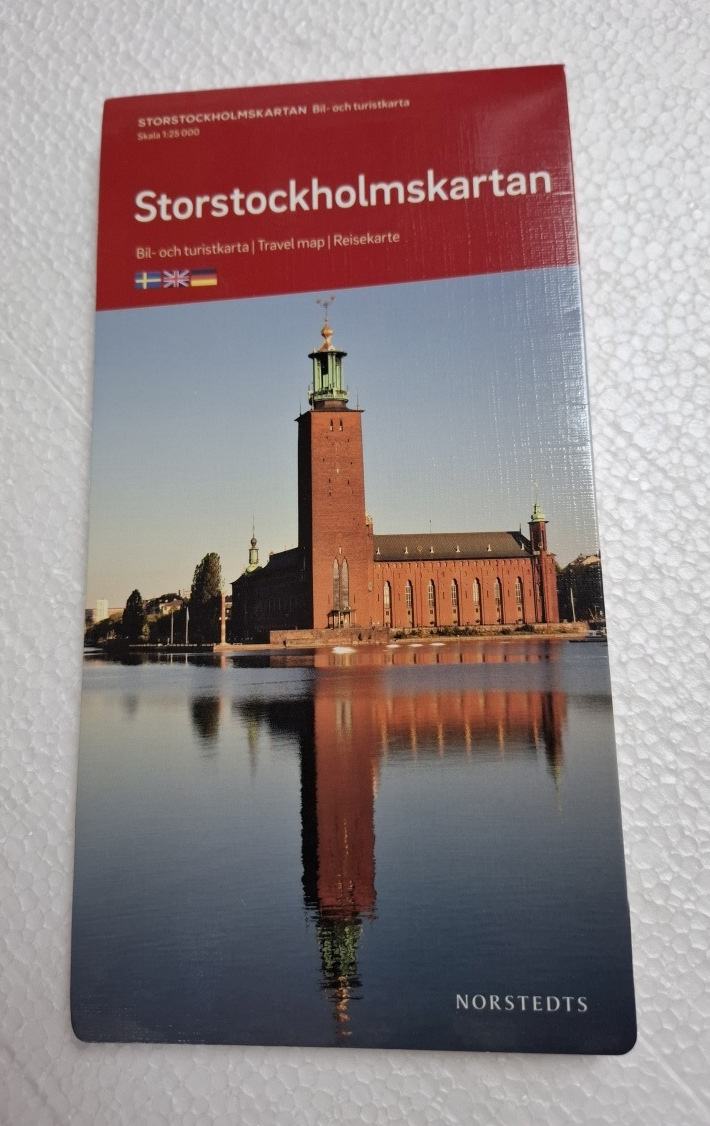 Stockholmskartan. Bil- och turistkarta | Travel map | Reisekarte