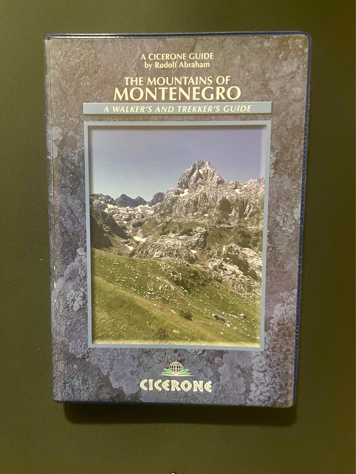 The Cicerone guide by Rudolf Abraham, The Mountains of Montenegro