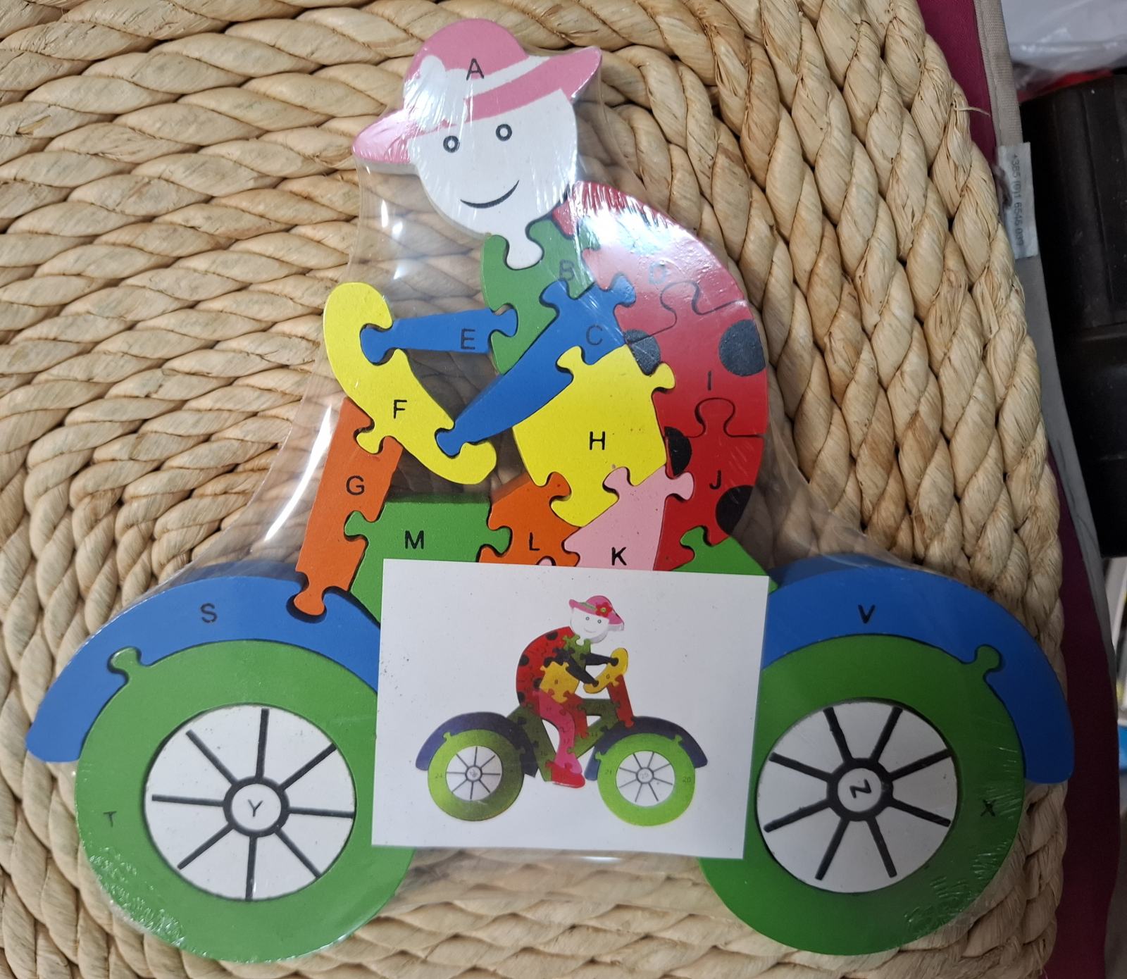 Drvene puzzle - Puzle - Pazl BICIKL BICIKLIST