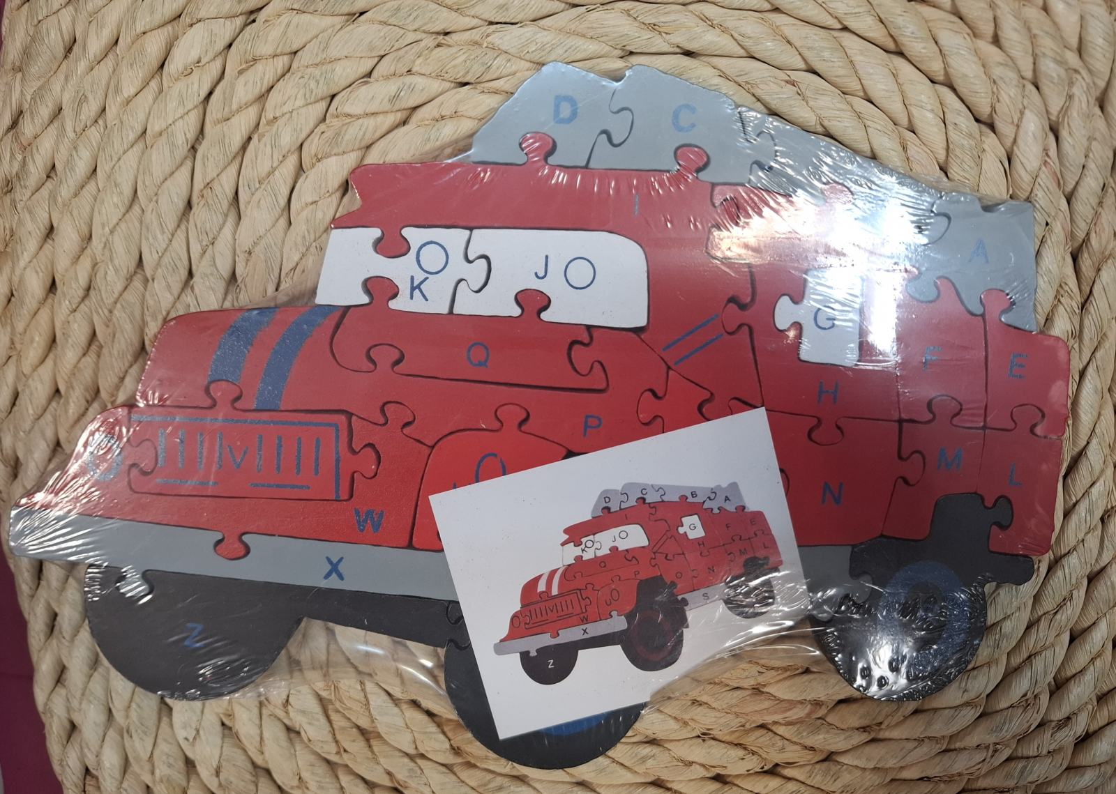 Drvene puzzle - Puzle - Pazl Vatrogasac kamion