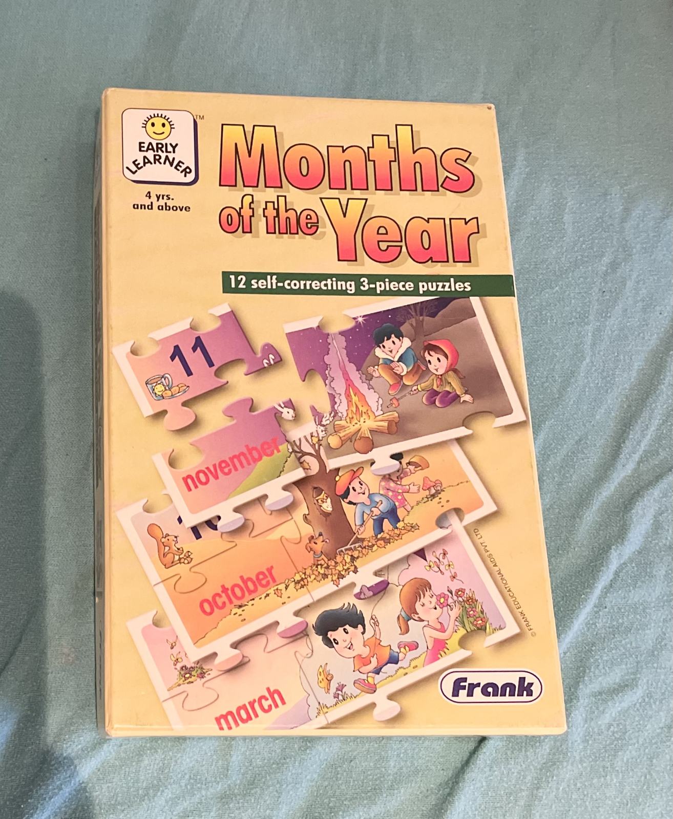 Edukativne puzzle - godišnja doba, engleski, brojevi