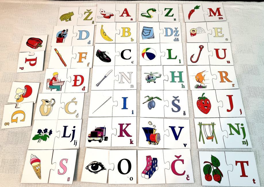 Puzzle ABECEDA - 60 kom