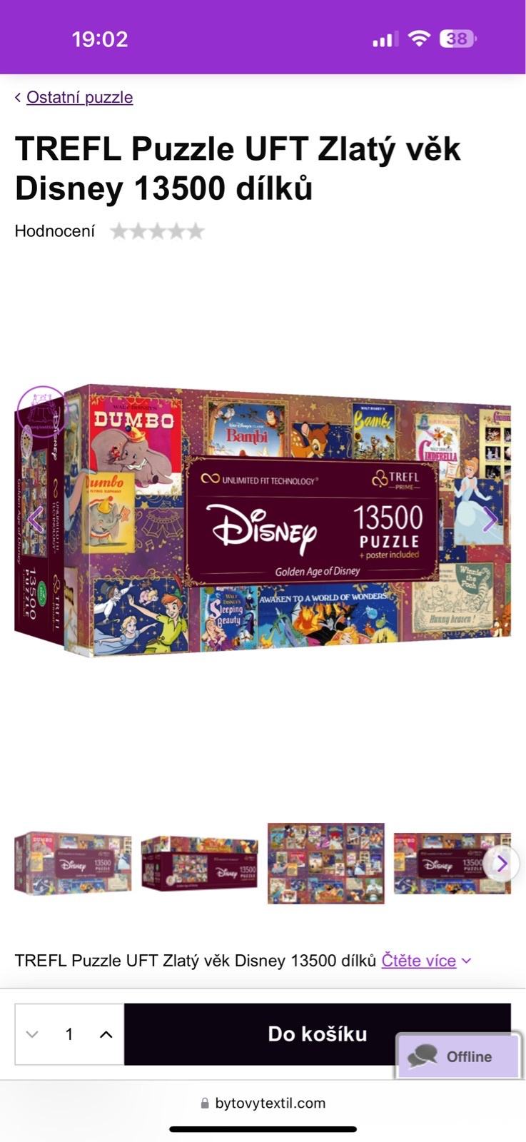 Puzzle disney 13500