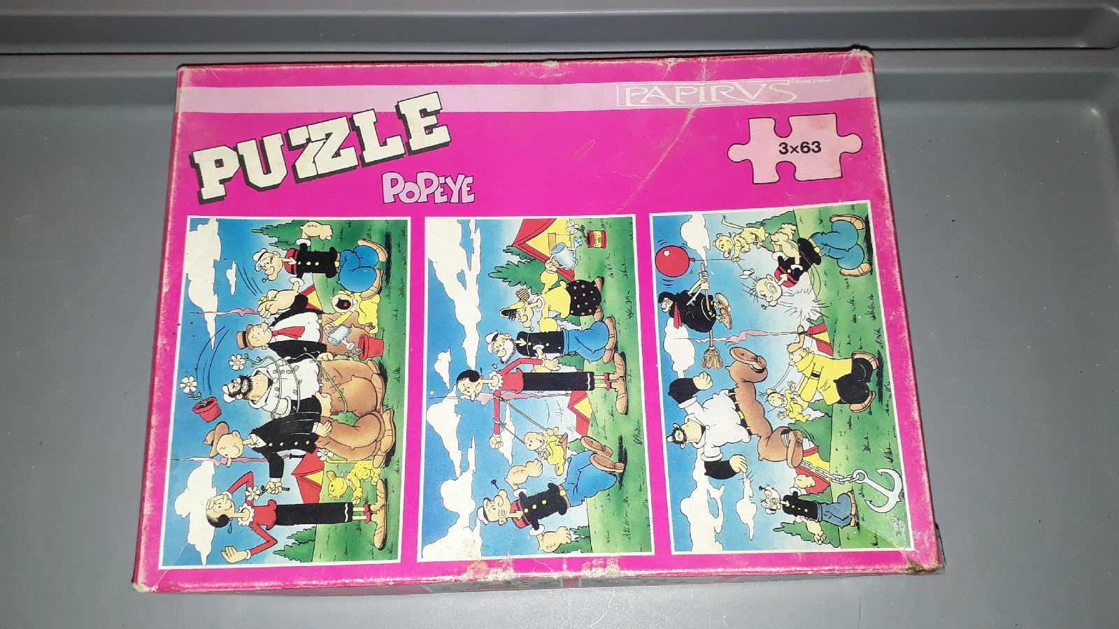 Vintage puzzle Popeye
