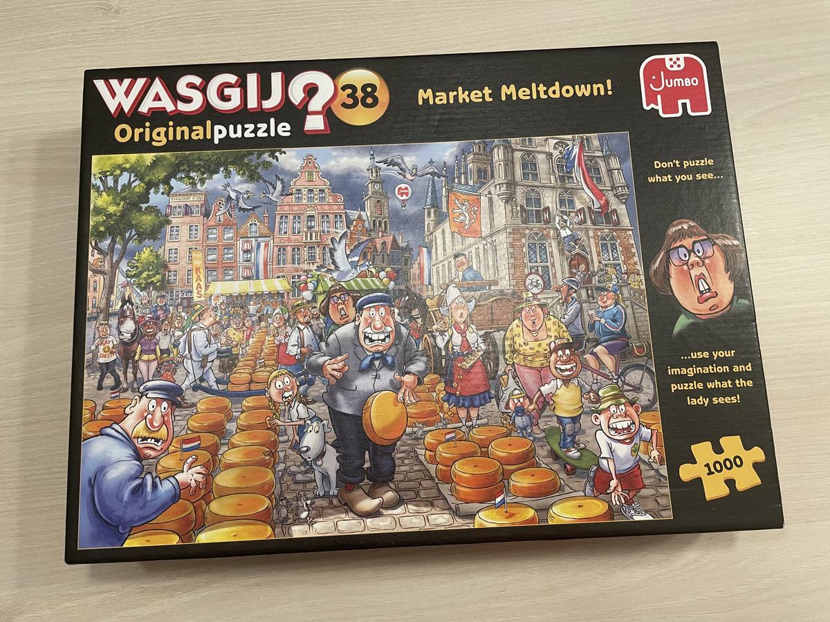 Wasgij puzzle - Market Meltdown (1000 komada)
