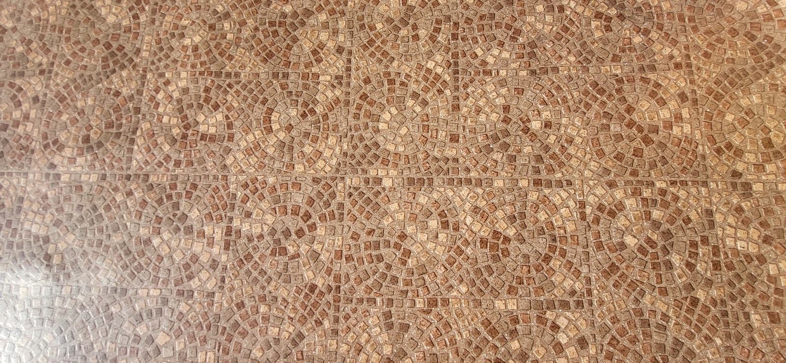 Linoleum, mozaik uzorak pločica, 12 m2; Bribir