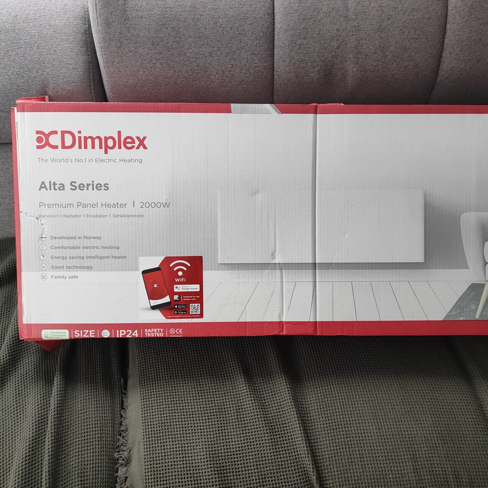 Dimplex Alta premium norveški radijator 2000w, wi-fi