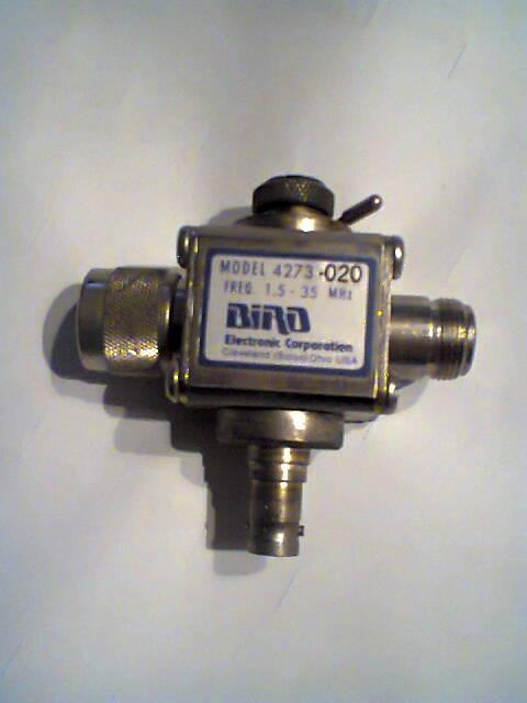 BIRD 4273-020 RF SAMPLER 5KW 1.5-35 MHZ 50 OHM