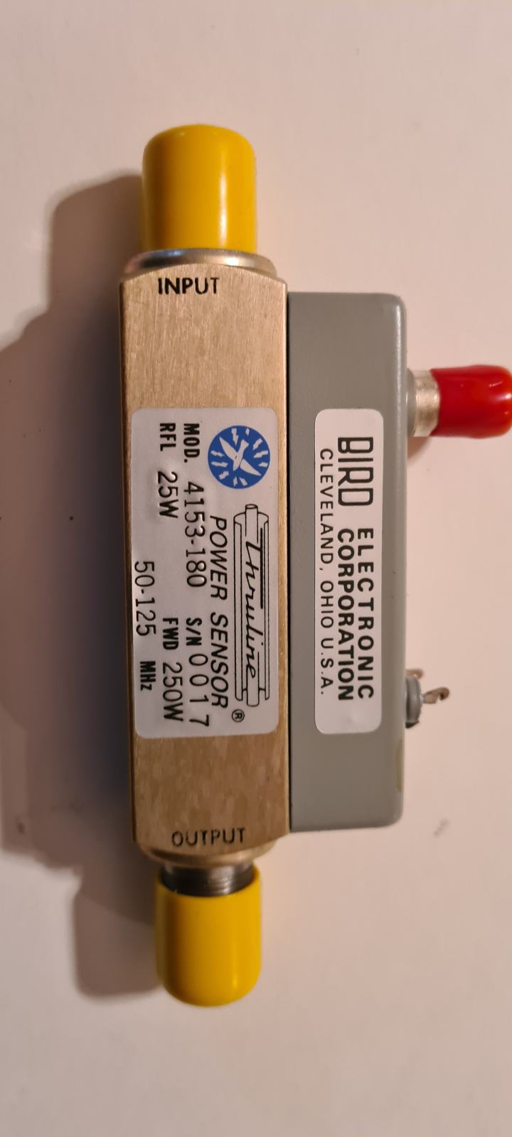 SWR METAR BIRD POWER SENSOR 50-125 MHz 250wj