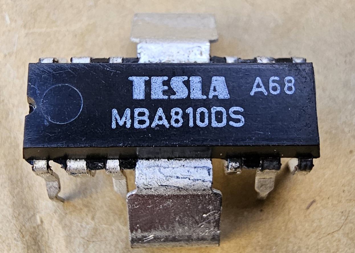 TBA810 MBA810 TESLA 7w audio ic